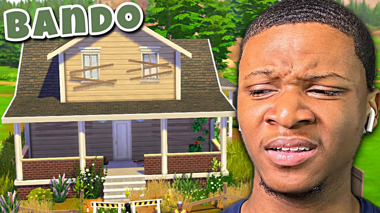 RENOVATING A “BANDO” House - The Sims 4: Renovations - YouTube