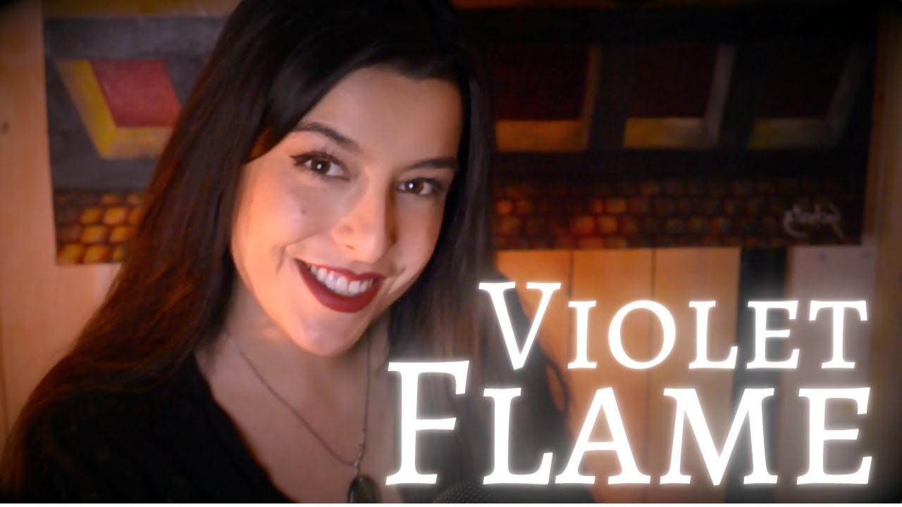 violet flame 🔮 ASMR REIKI // quick cuts Karma & Cord Cleanse ...