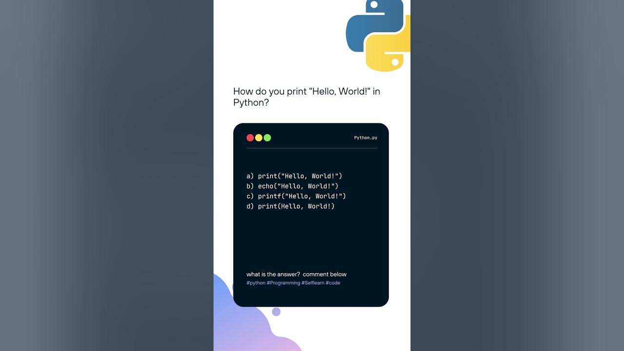 Day 1 Of Learning Python Pythonprogramming Pythonquestions Pythonquiz Pythonprojects Youtube