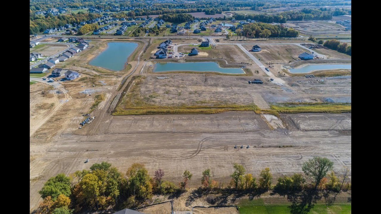 Aerial Video of Drees Homes at Carramore in Westfield, IN - YouTube