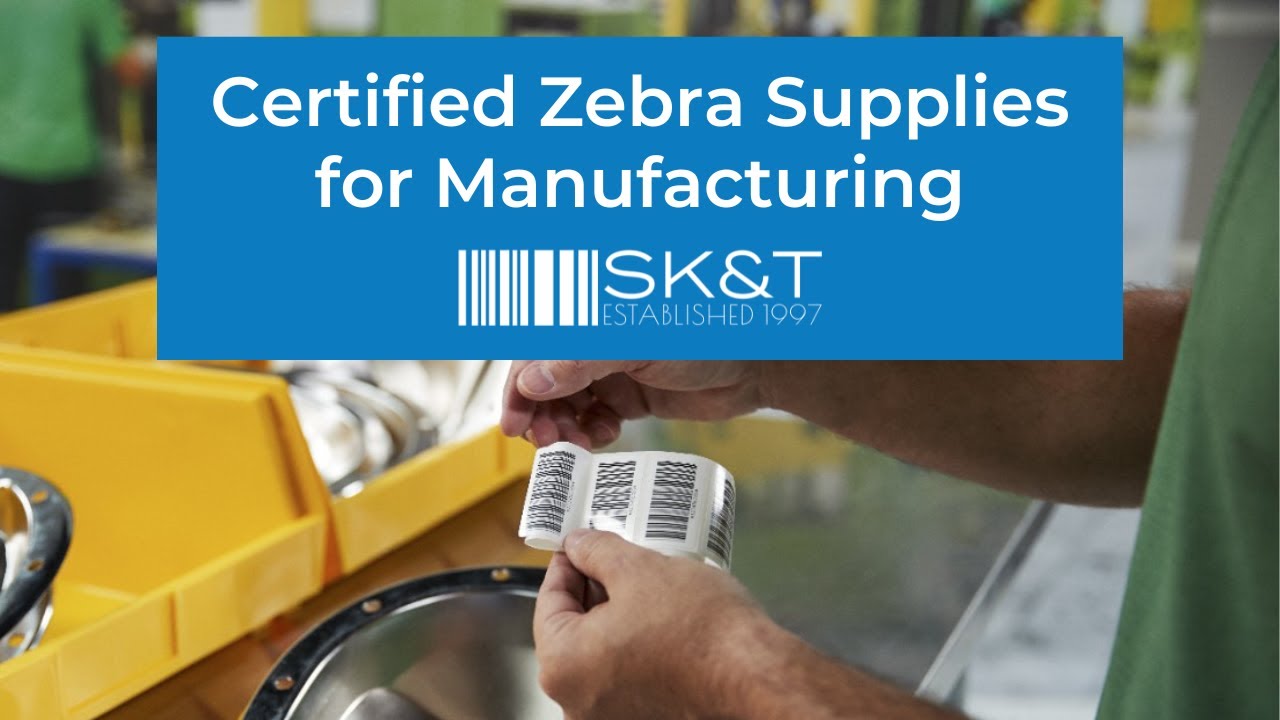 Zebra Certified Supplies for Manufacturing - YouTube