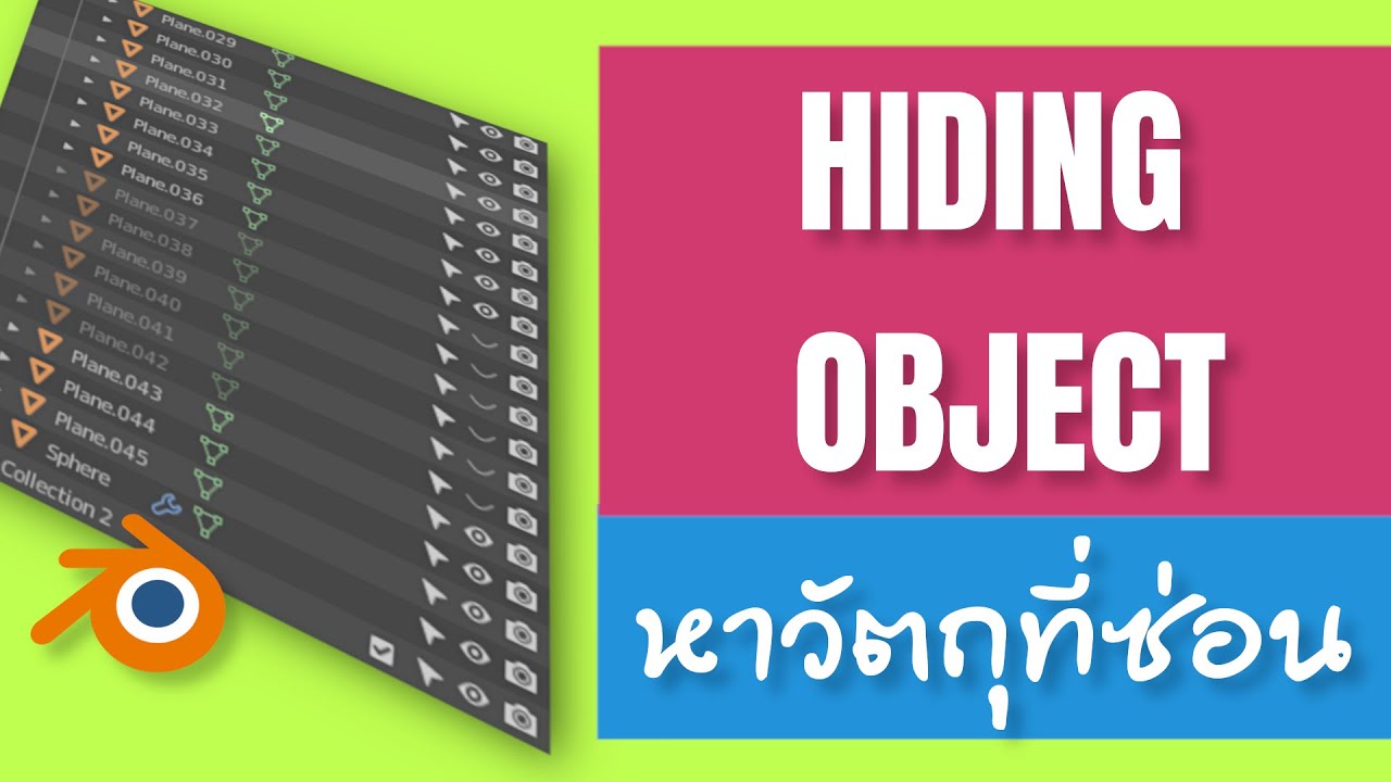 Blender Hiding Object In Blender Tutorial Blender Hiding Object In Blender Tutorial