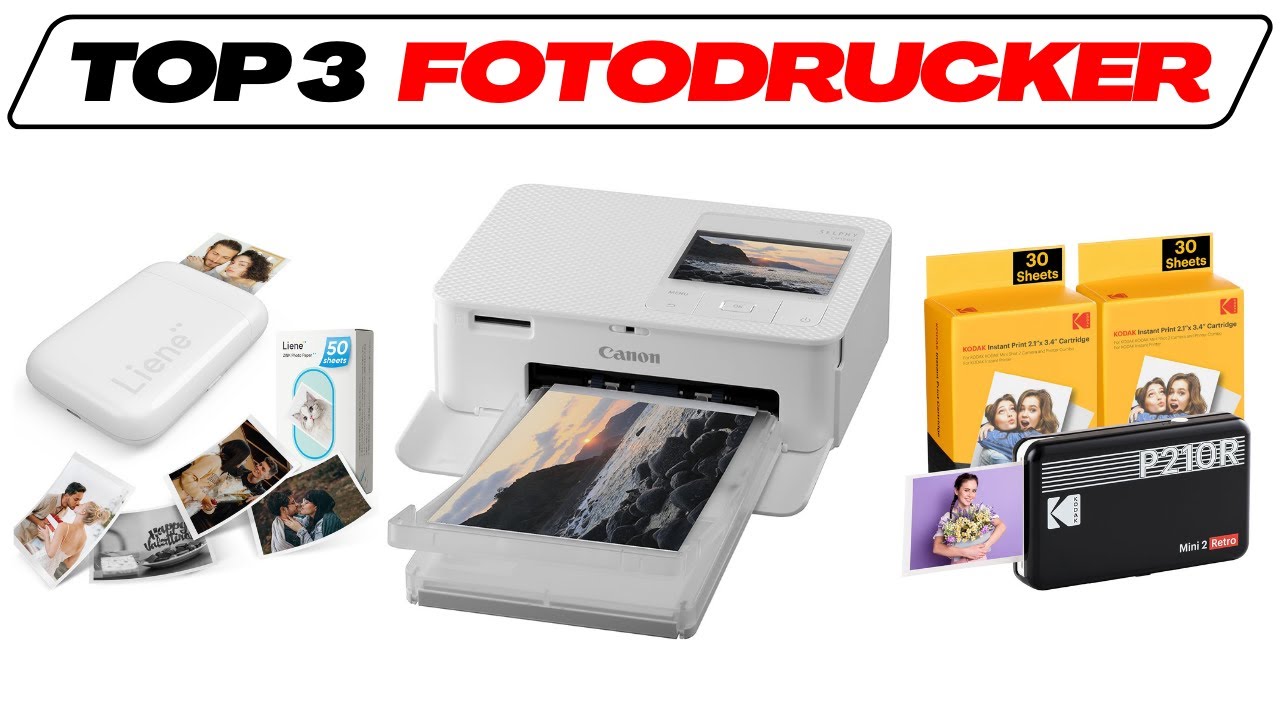 Mini Fotodrucker im Test-Vergleich 2025 (TOP 3) 🥇Günstige Smartphone ...