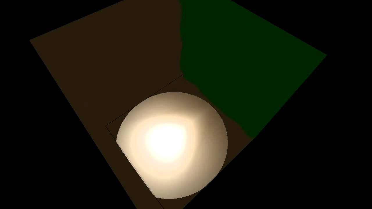 C++ OpenGL SDL2 Spotllight implementation - YouTube