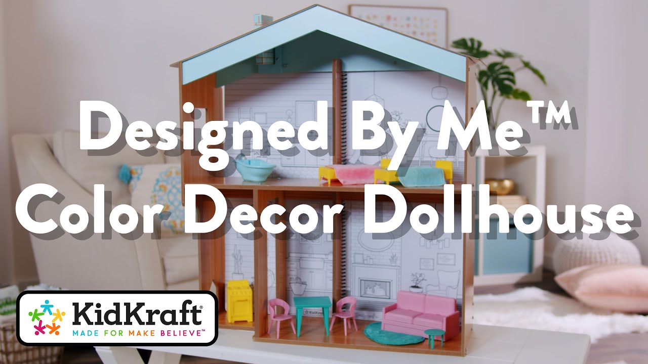 Designed by Me: Color Decor Dollhouse | KidKraft's DIY Color Dollhouse ...