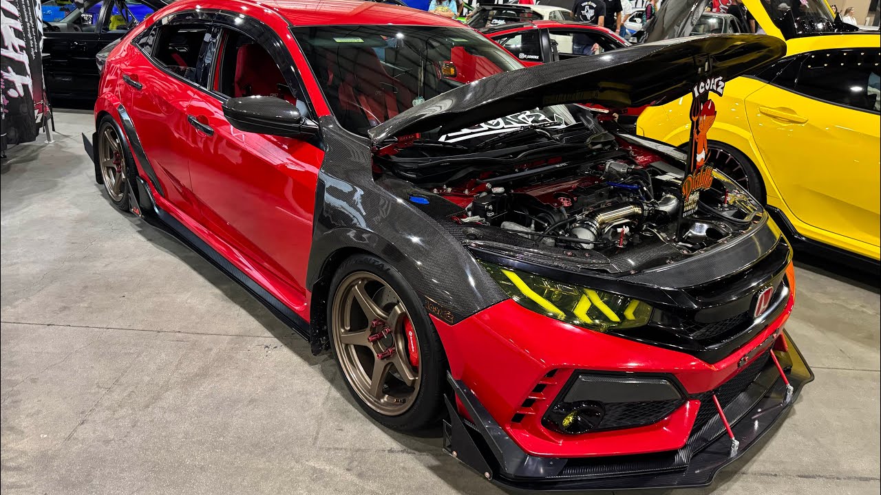 🔥 INSANE Widebody Honda Civic Build at Low Class Car Show | San Antonio ...