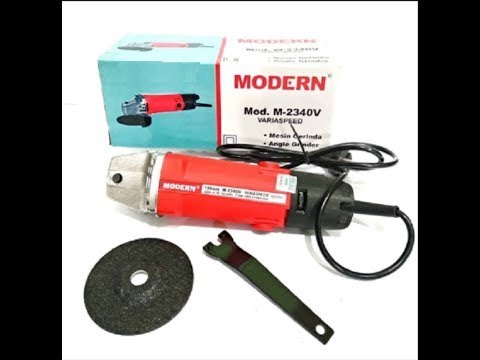 Mesin Gerinda Modern M2340V Variable Speed - YouTube