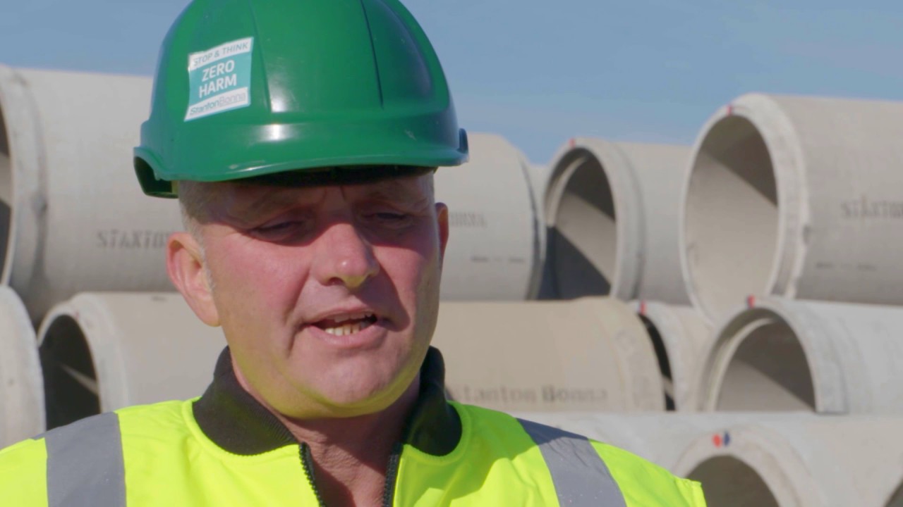 Stanton Bonna Concrete Ltd - Pipe Pusher - YouTube
