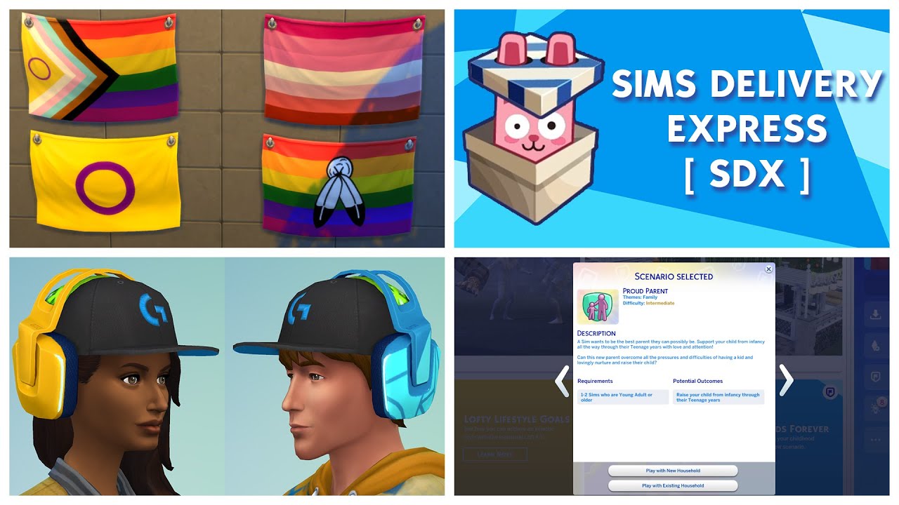 THE SIMS 4 - JUNE 8 SIMS DELIVERY EXPRESS (SDX) - YouTube