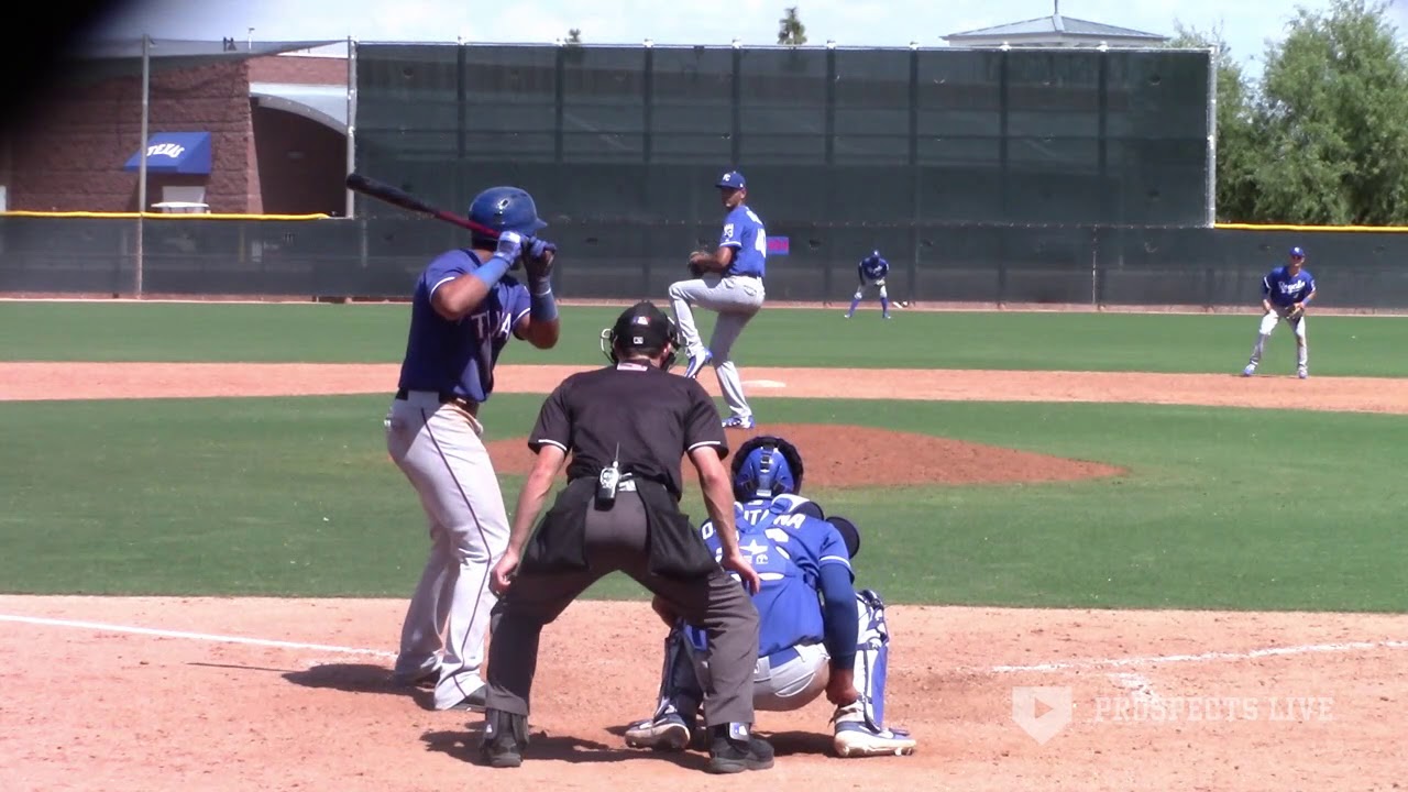 Bayron Lora - OF/1B Texas Rangers (2019 Instructs) - YouTube