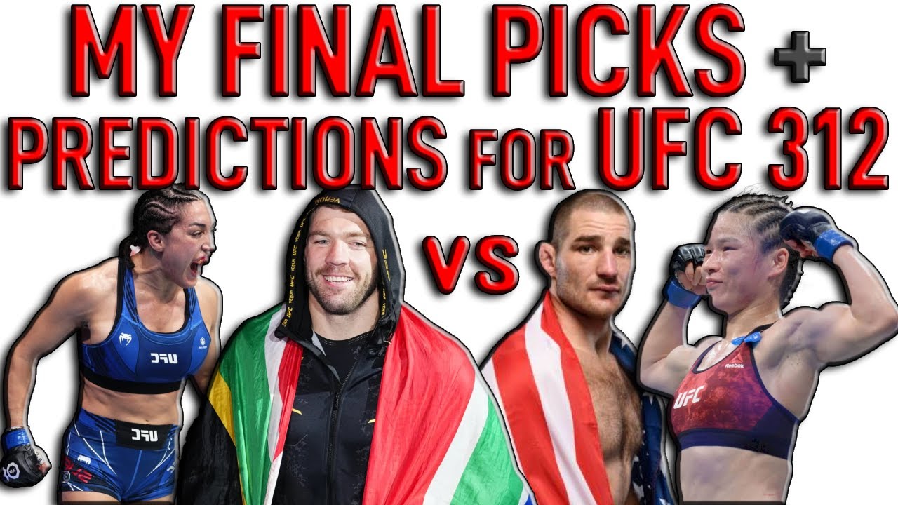 UFC 312 POST WEIGH IN PICKS AND PREDICTIONS!!! UFC 312 FIGHTER FACE OFF ...