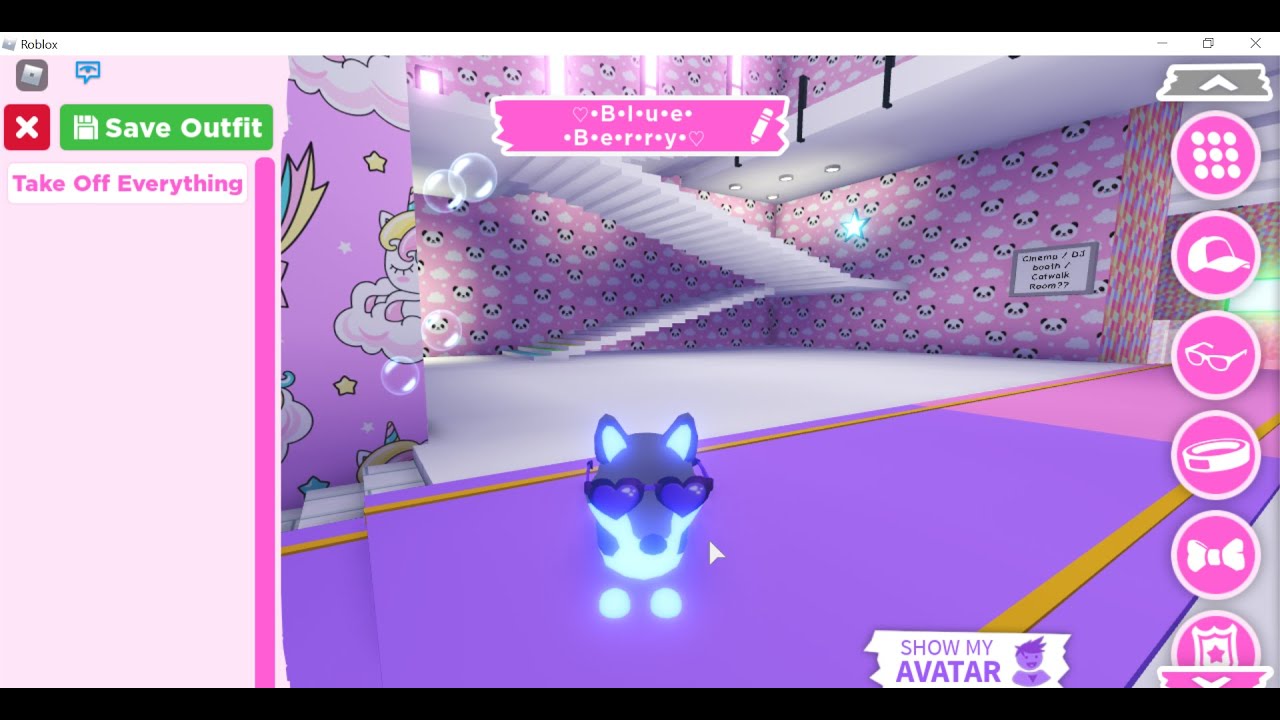 Omg!! I Made A Neon Wolf!!!! Adopt Me Roblox - YouTube