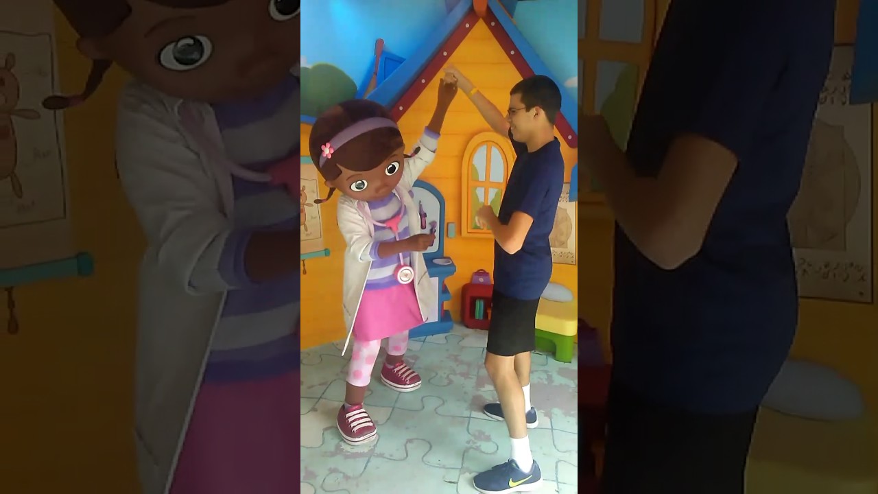 getting a check up and dancing with doc mcstuffins - YouTube
