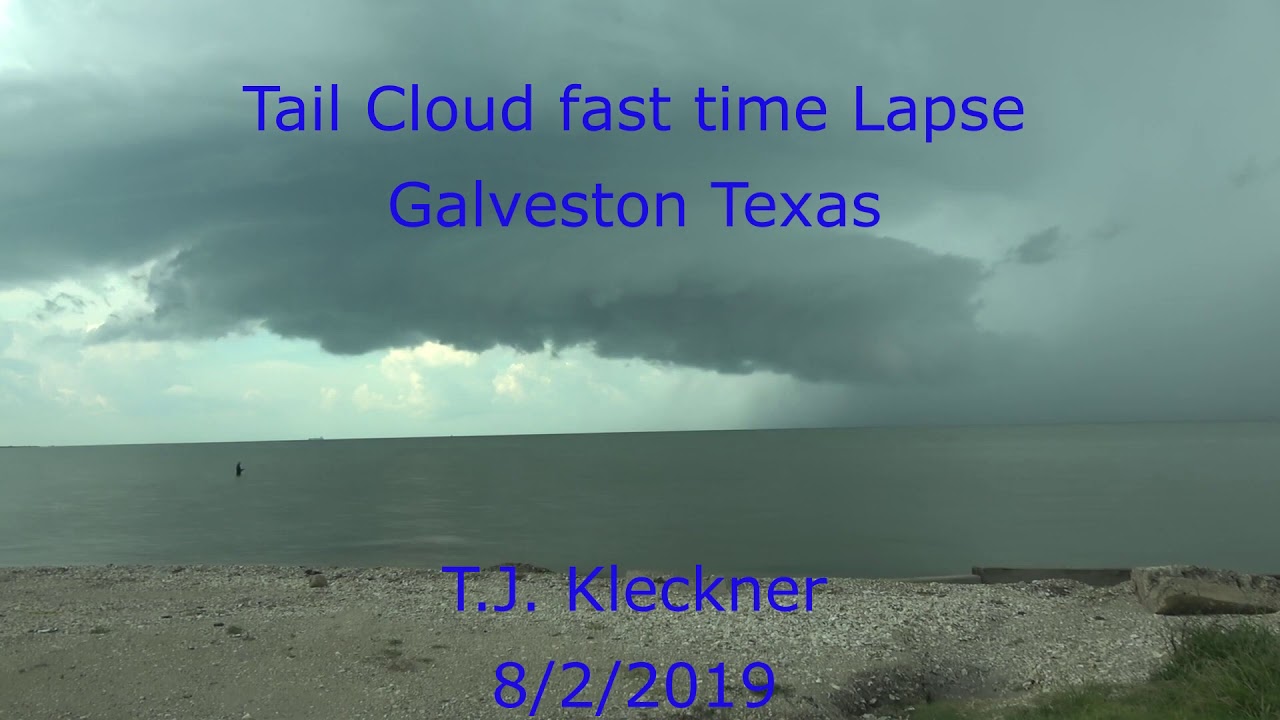 Thunderstorm time lapse watermark Texas City Galveston Texas - YouTube