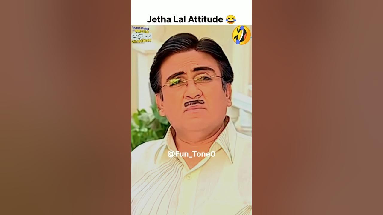 Jethalal Attitude 😂 - YouTube