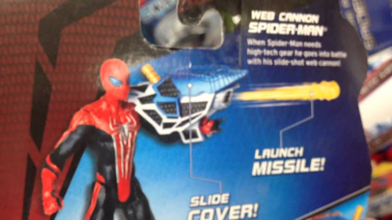THE AMAZING SPIDER-MAN "Web Cannon Spider-Man" by Hasbro TOY REVIEW ...