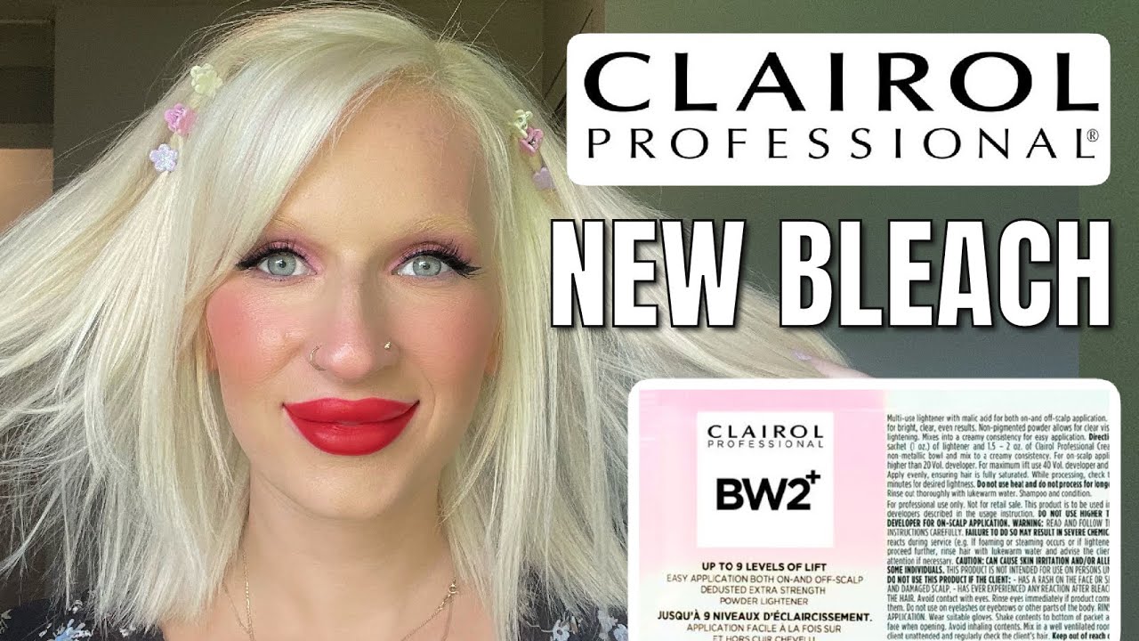 NEW Clairol BW2+ BLEACH DARK LONG ROOTS - YouTube