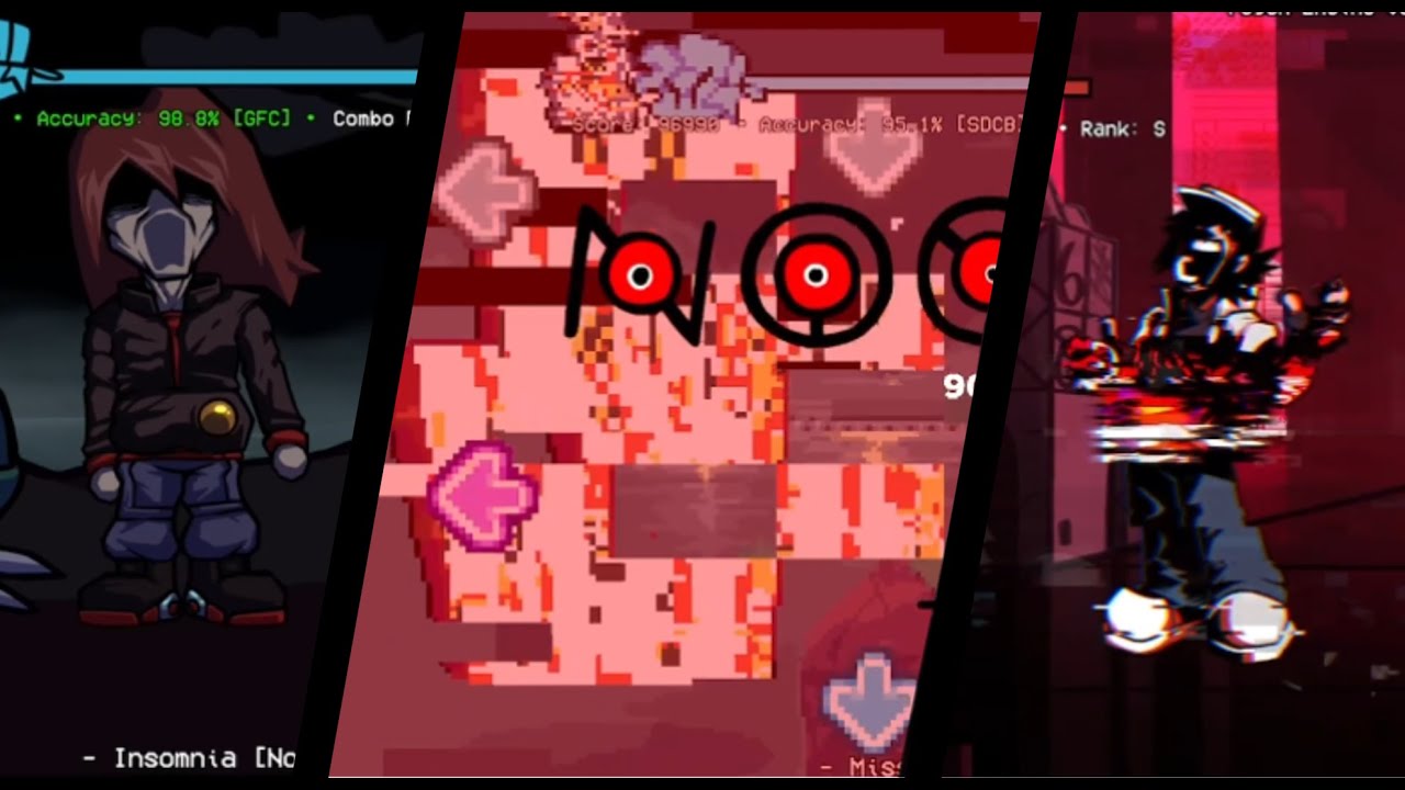 FNF: Hypno's lullaby v2 Port Preview Missingno hell,Insomnia & Isotope ...