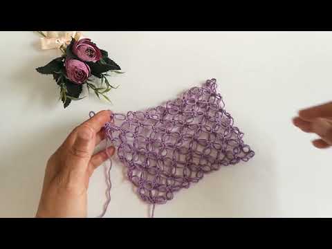 Örümcek Modeli Yapımı/Tığ İle Atkı Şal Yelek Modelleri