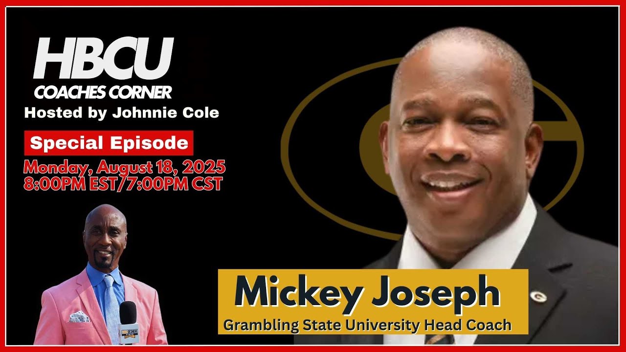 HBCU Coaches Corner | LIVE Interview w/ Grambling State Head Coach ...