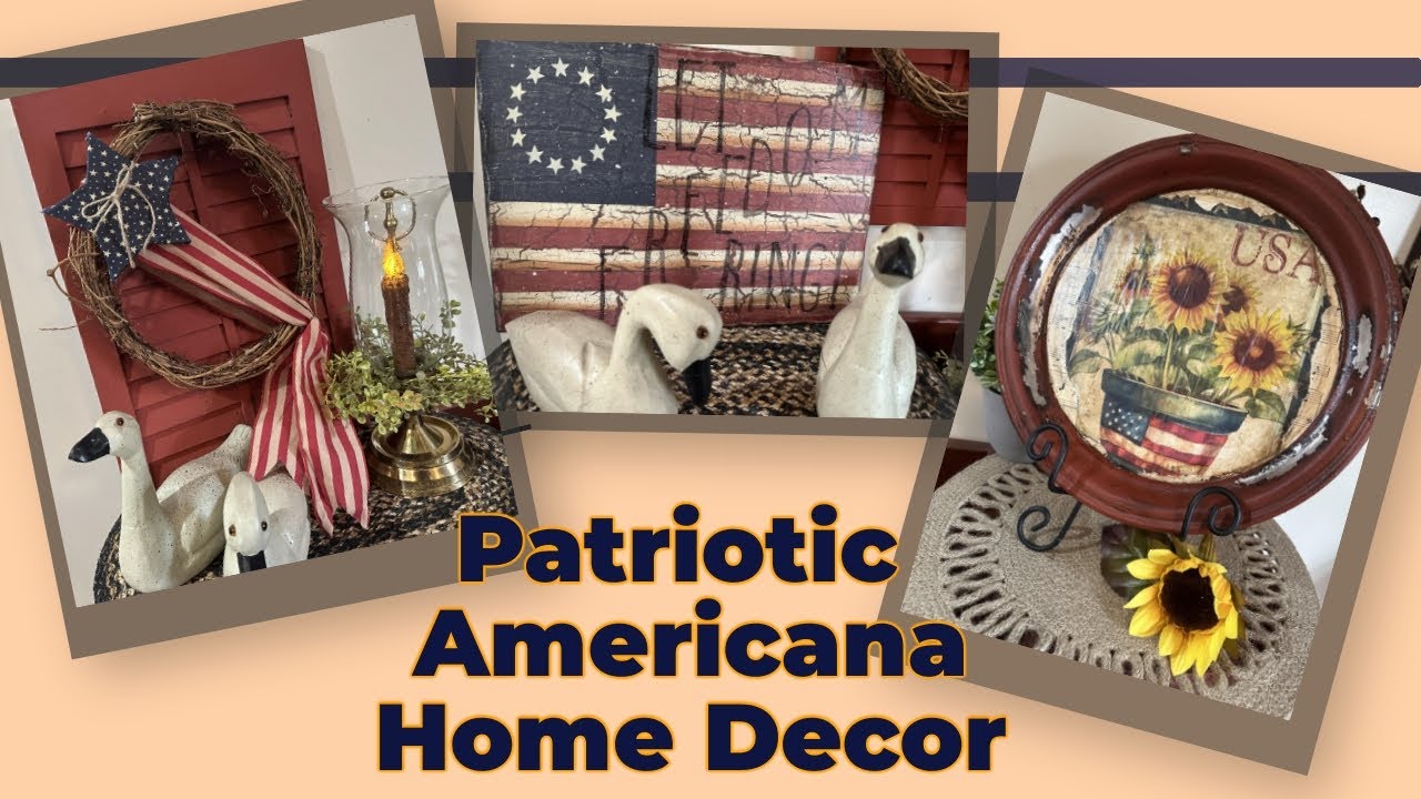 Thrift To Treasure Colonial Prim Decor - YouTube