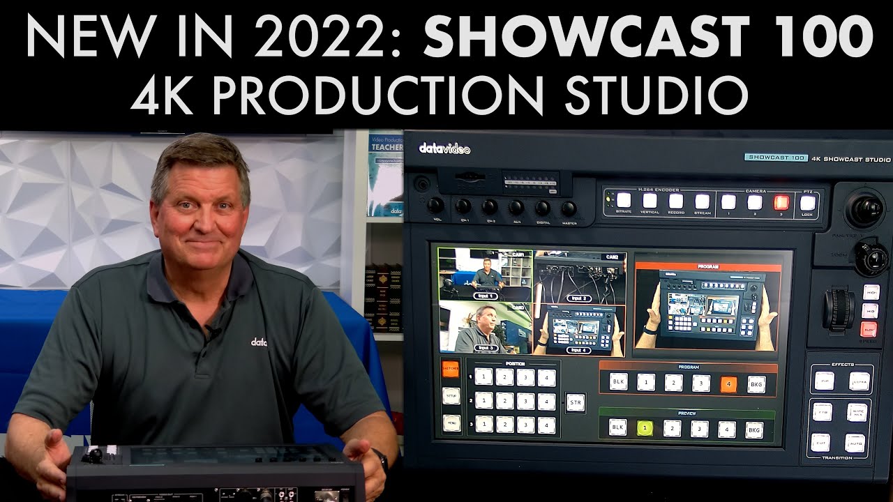 New in 2022 Showcast 100 4K Production Studio - YouTube