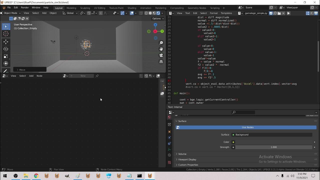 Geonodes Particle Experiments 2 - YouTube