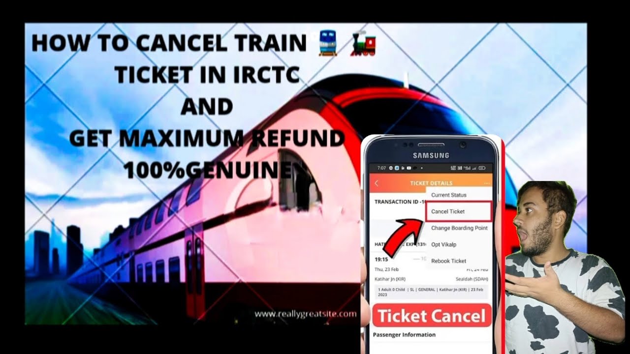IRCTC mai train ticket kese cancel kare //How to cancel train ticket ...
