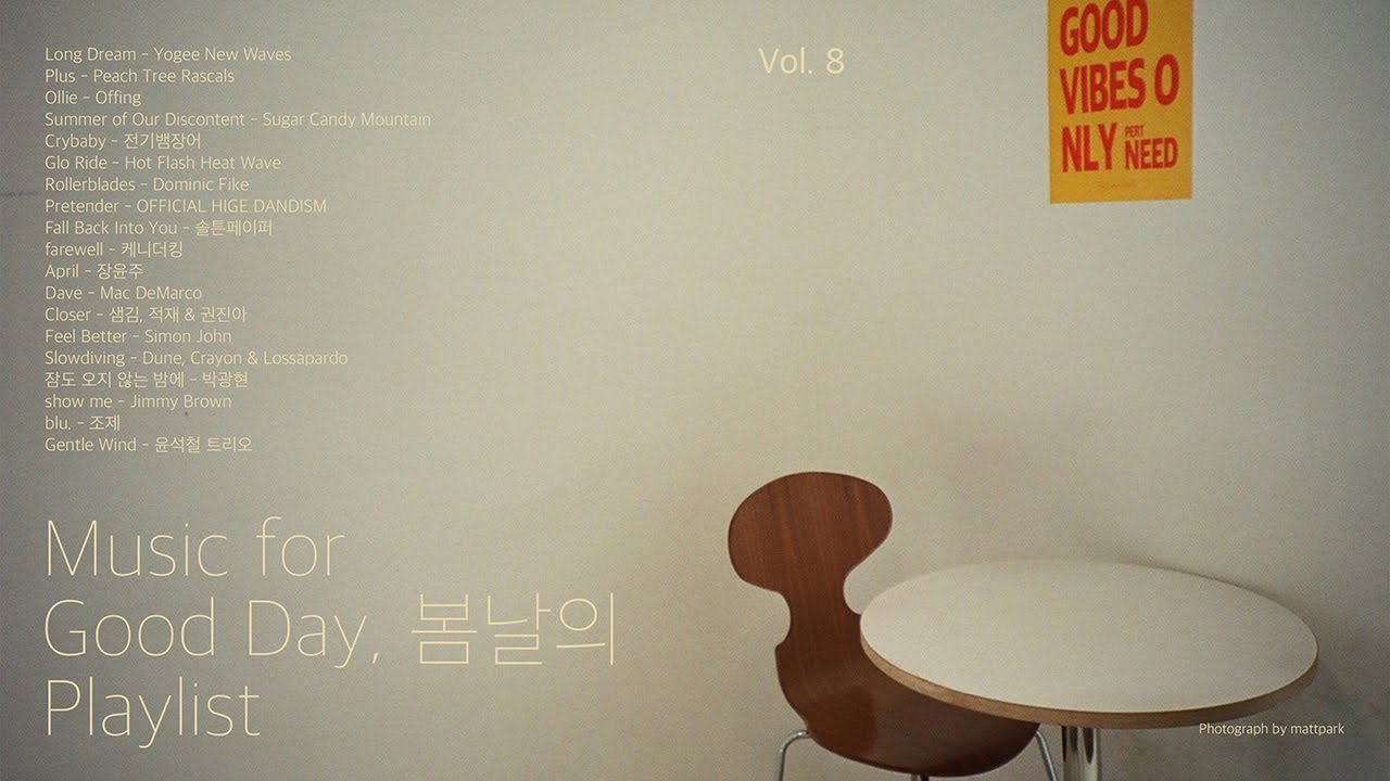 [Playlist Vol. 8] Good Day! 봄날의 Playlist - YouTube Music
