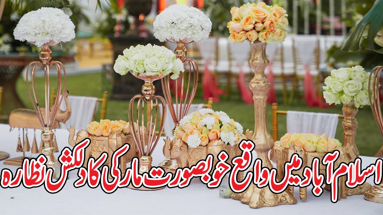Beautiful Pakistani Wedding Function Setup in Margalla Grande Marquee ...