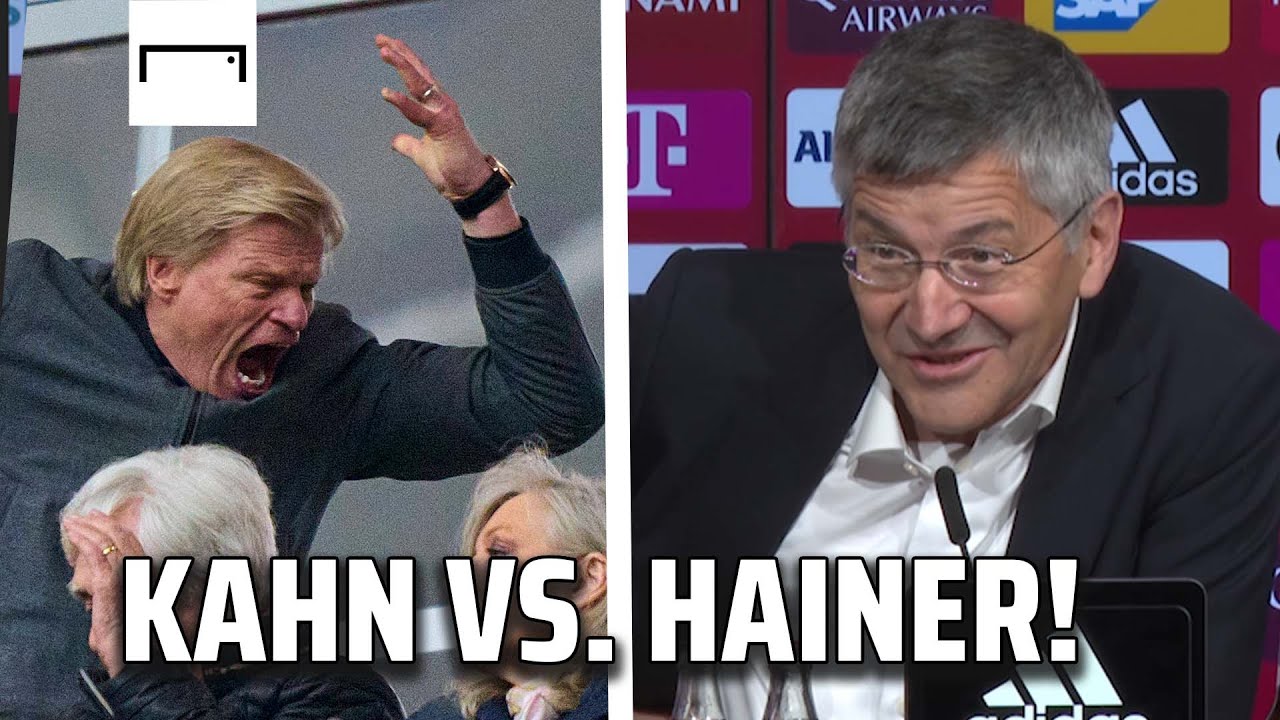 Hainer widerspricht Oliver Kahn! 😳"Ich bin verwundert!" | FC Bayern ...