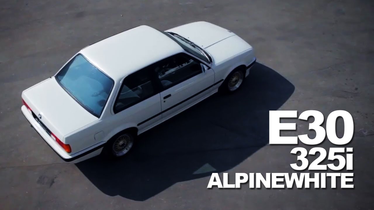 e30 325i alpine white - YouTube
