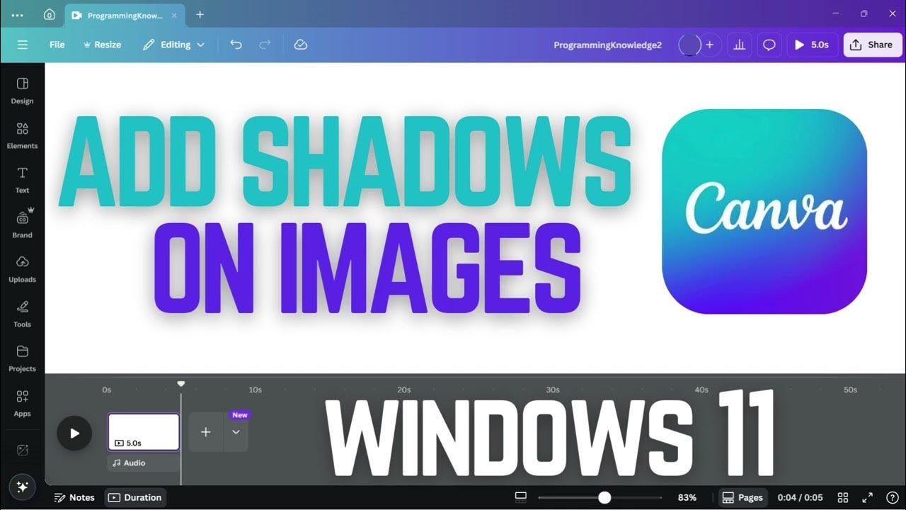 How to Add Shadows on Images in Canva | apply Shadow, Glow & Photo Depth Effects (2025 Tutorial ...