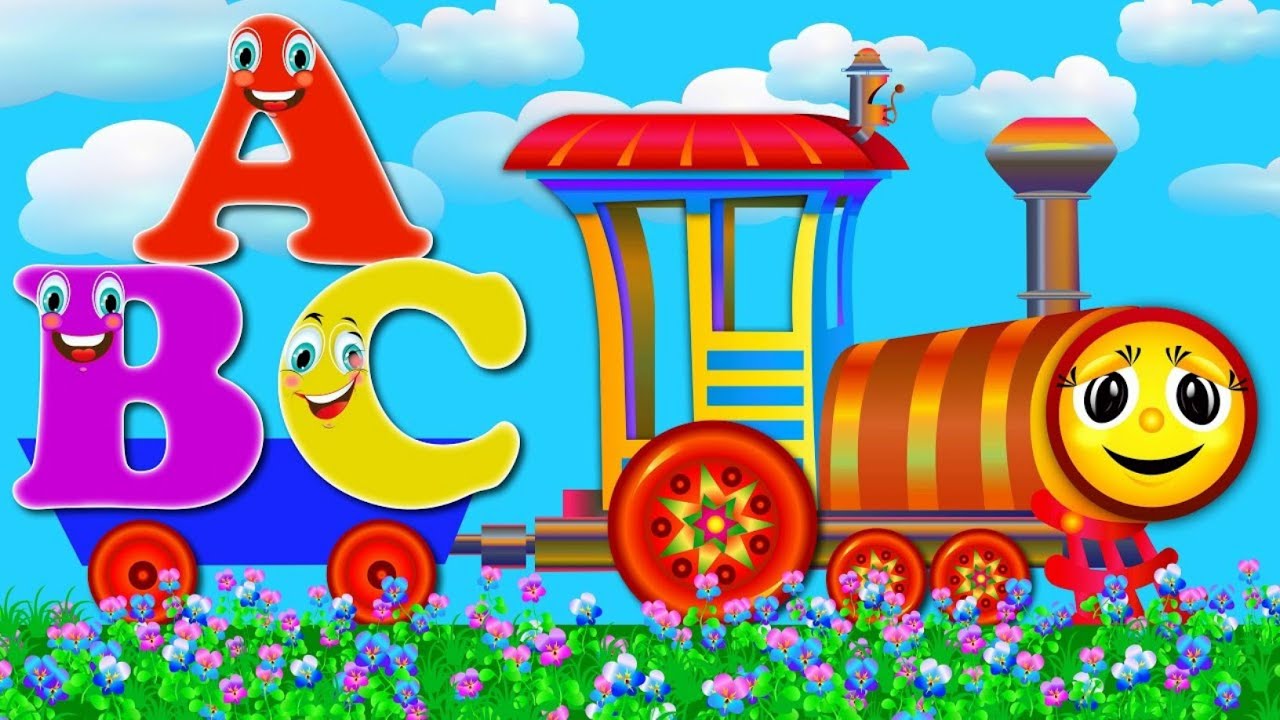 Learning Alphabet From A to Z | ABCD train 🚂🚋🚃🚋🚃🚋🚃 - YouTube