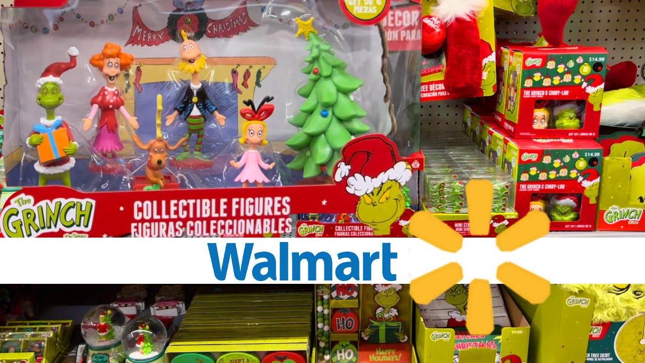 CHRISTMAS at WALMART *DISNEY, GRINCH, NIGHTMARE BEFORE CHRISTMAS ...