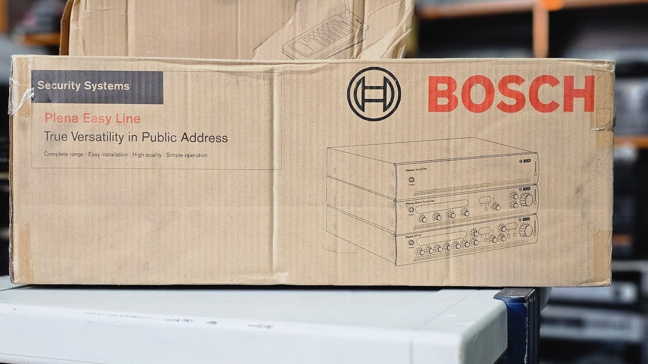 bosch amplifier and microphone - YouTube