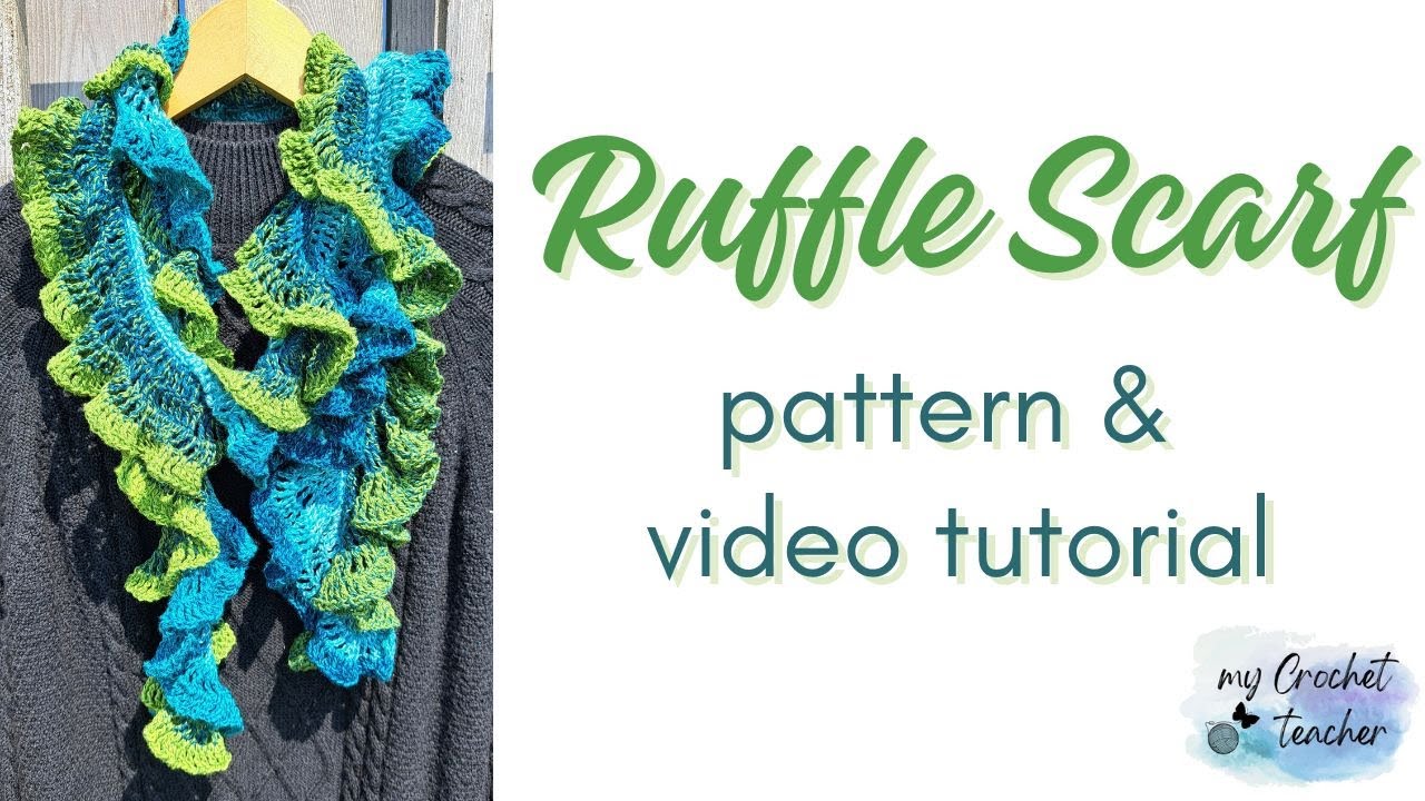 Ruffle Scarf - YouTube