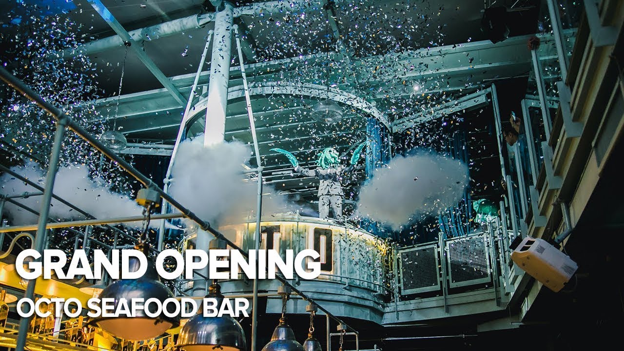 Octo Seafood Bar Grand Opening - YouTube