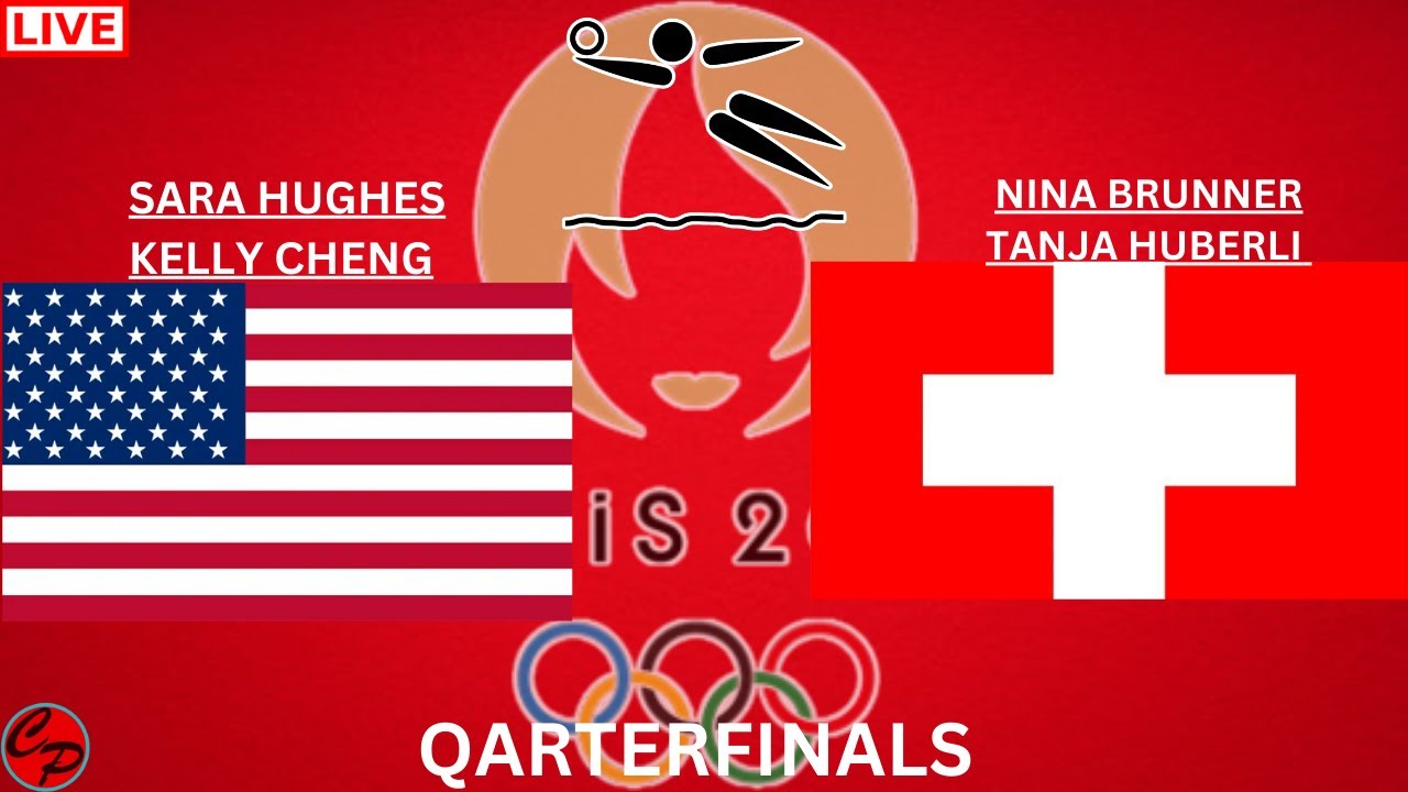 2024 PARIS OLYMPICS USA HUGHES/CHENG vs SWISS HUBERLI/BRUNNER WOMENS ...