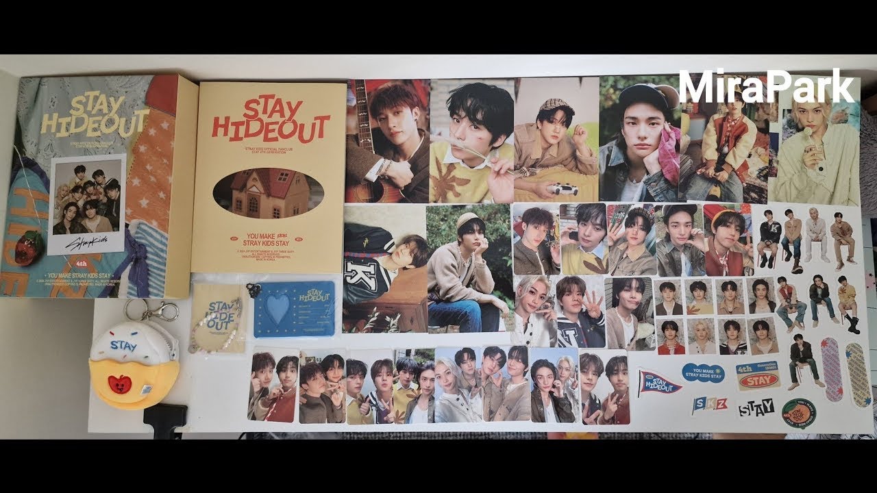 Unboxing Stray Kids 4th Generation Membership Kit "Stay Hideout" - YouTube