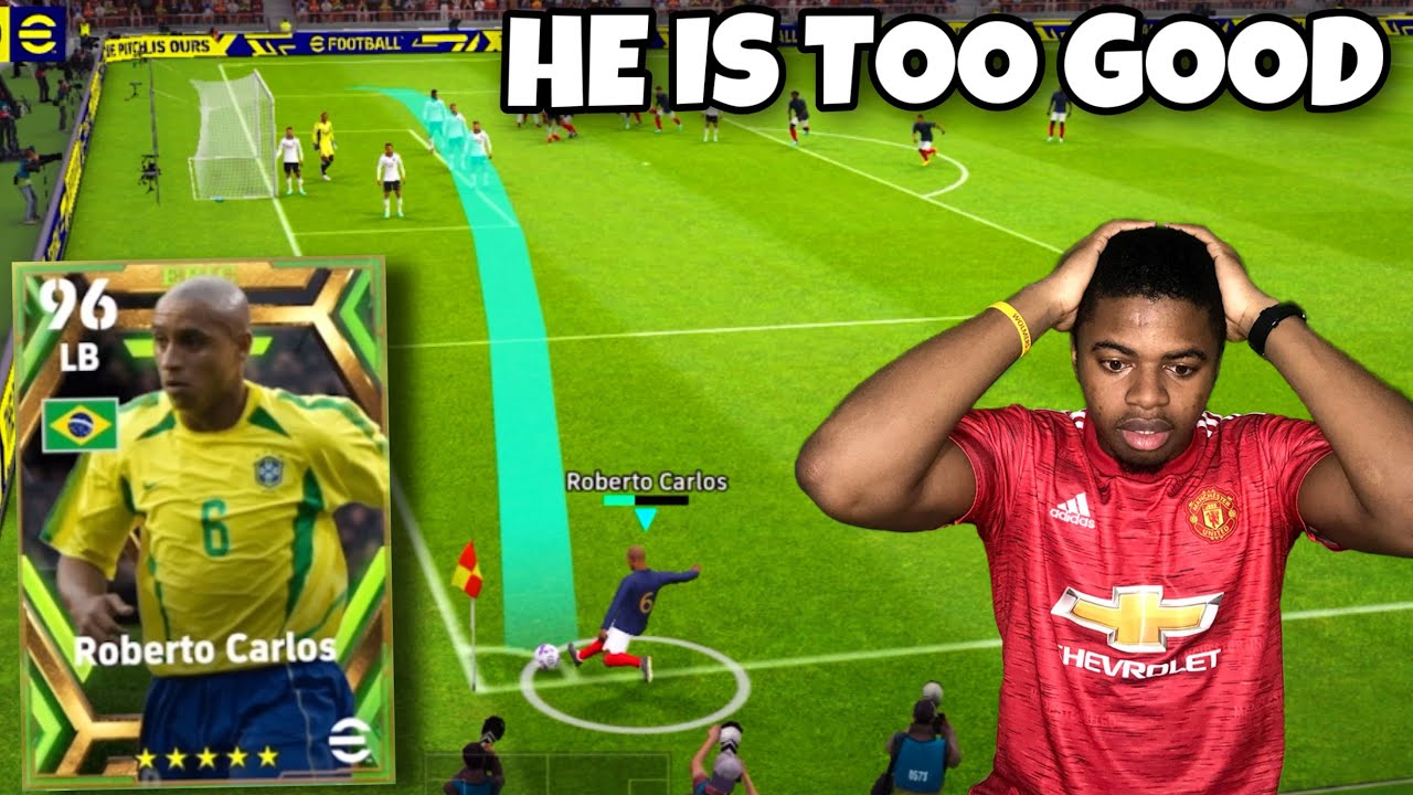 Why 96 rated Roberto Carlos is the best left back in efootball 2023 ...