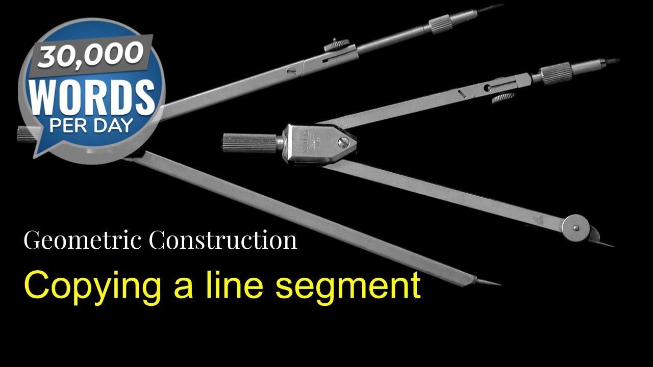 Copying A Line Segment Geometric Construction YouTube copying-a-line-segment-geometric-construction-youtube