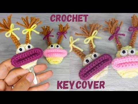 Crochet key cover tutorial | step-by-step guide | absolute for ...