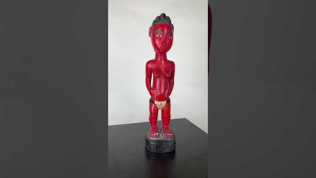 African Statue - Blolo Bla Spirit Spouse Figure - YouTube