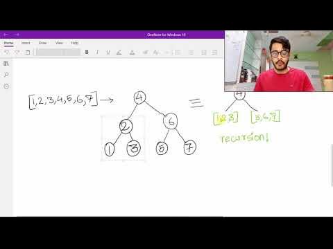 Convert Sorted Array to Binary Search Tree | Python3 Detailed Explanation - YouTube