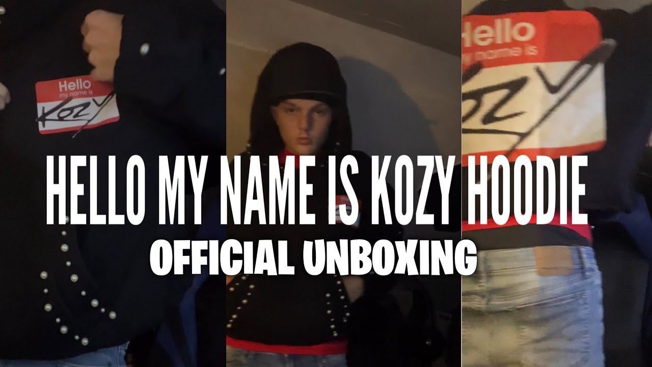 MY KOZY HOODIE CAME IN… | UNBOXING - YouTube