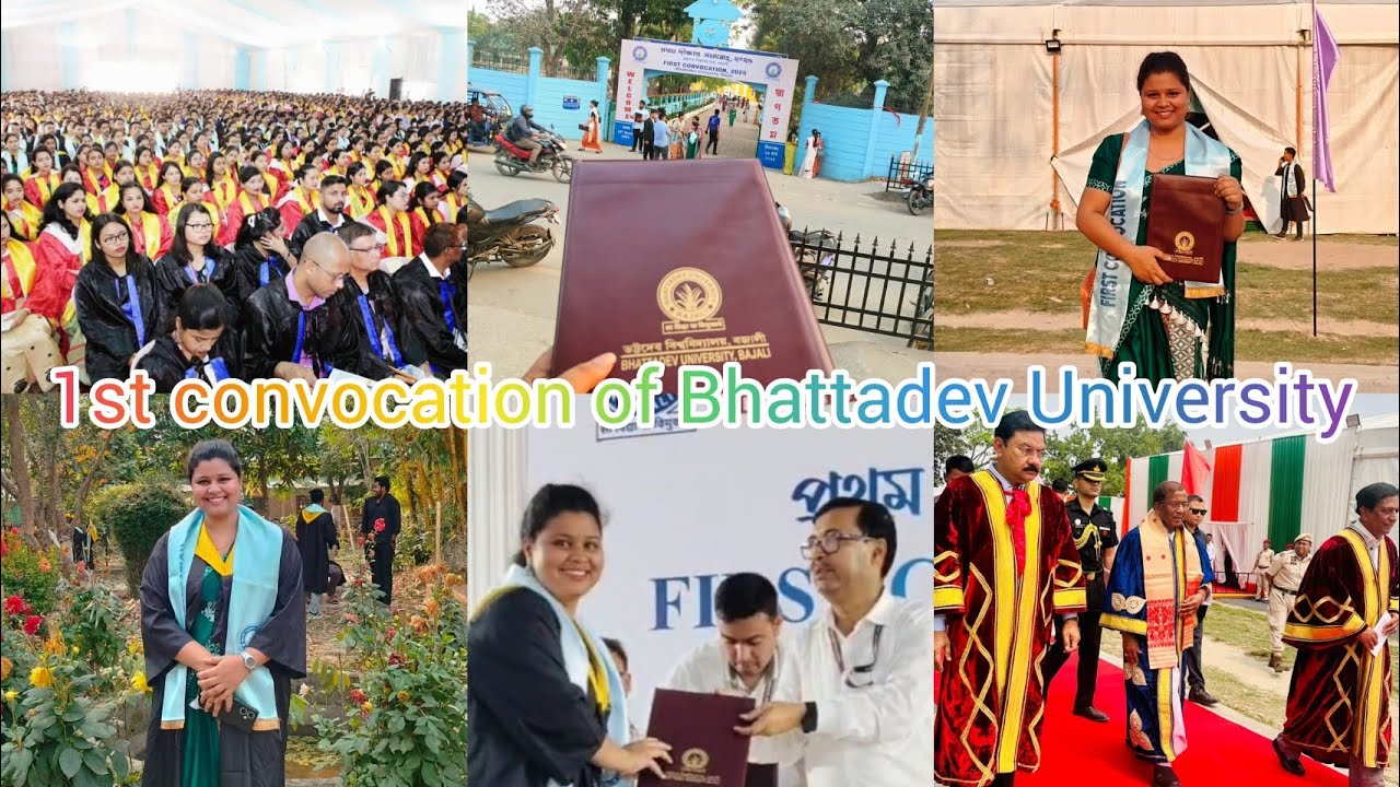 1st convocation of Bhattadev University🎓 Officially Graduate - YouTube