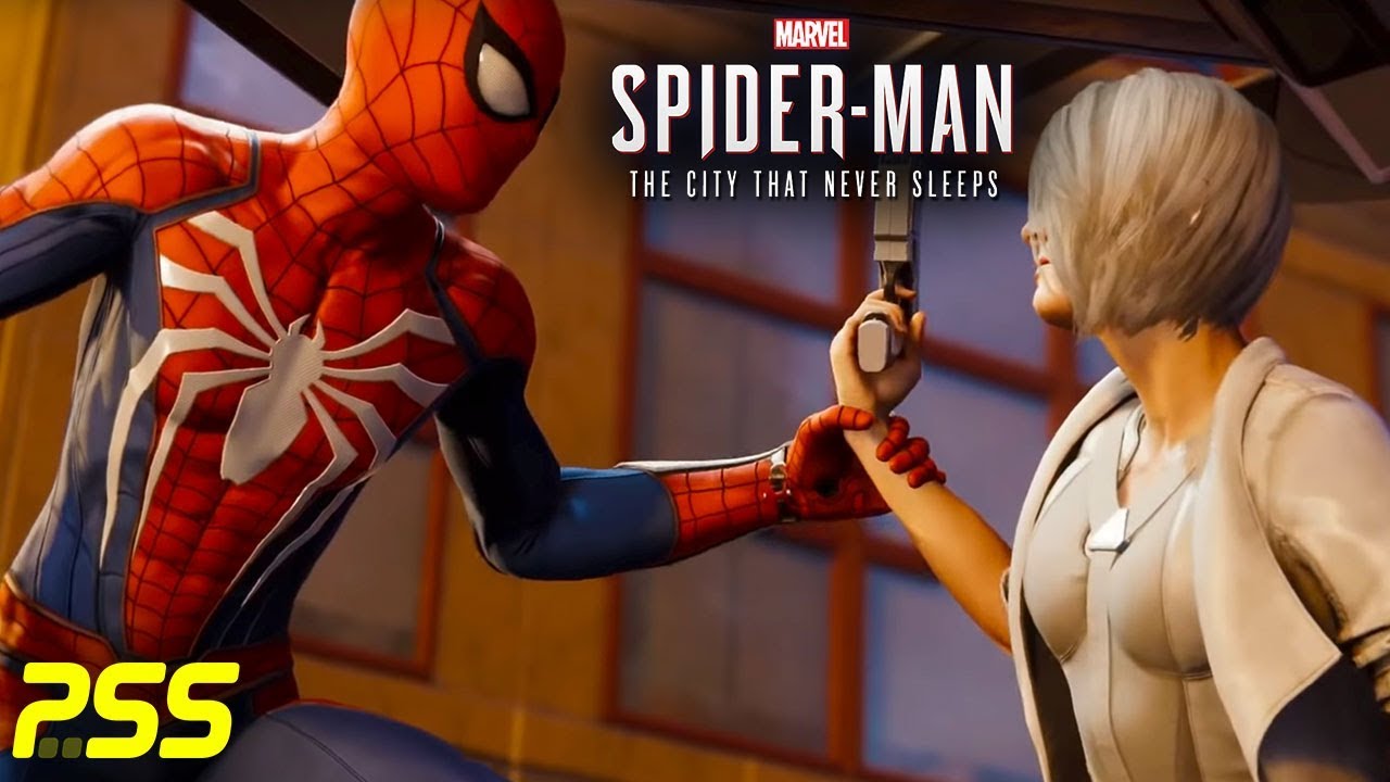 Spiderman PS4 Silver Sable "Silver Lining" DLC 3 Full Play Through ...