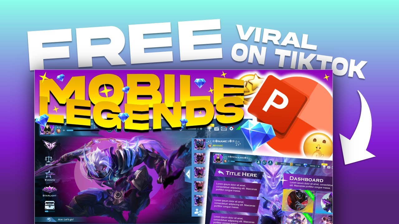 💥MY VIRAL MOBILE LEGENDS INSPIRED POWERPOINT TEMPLATE | CREATED BY PRTN ...