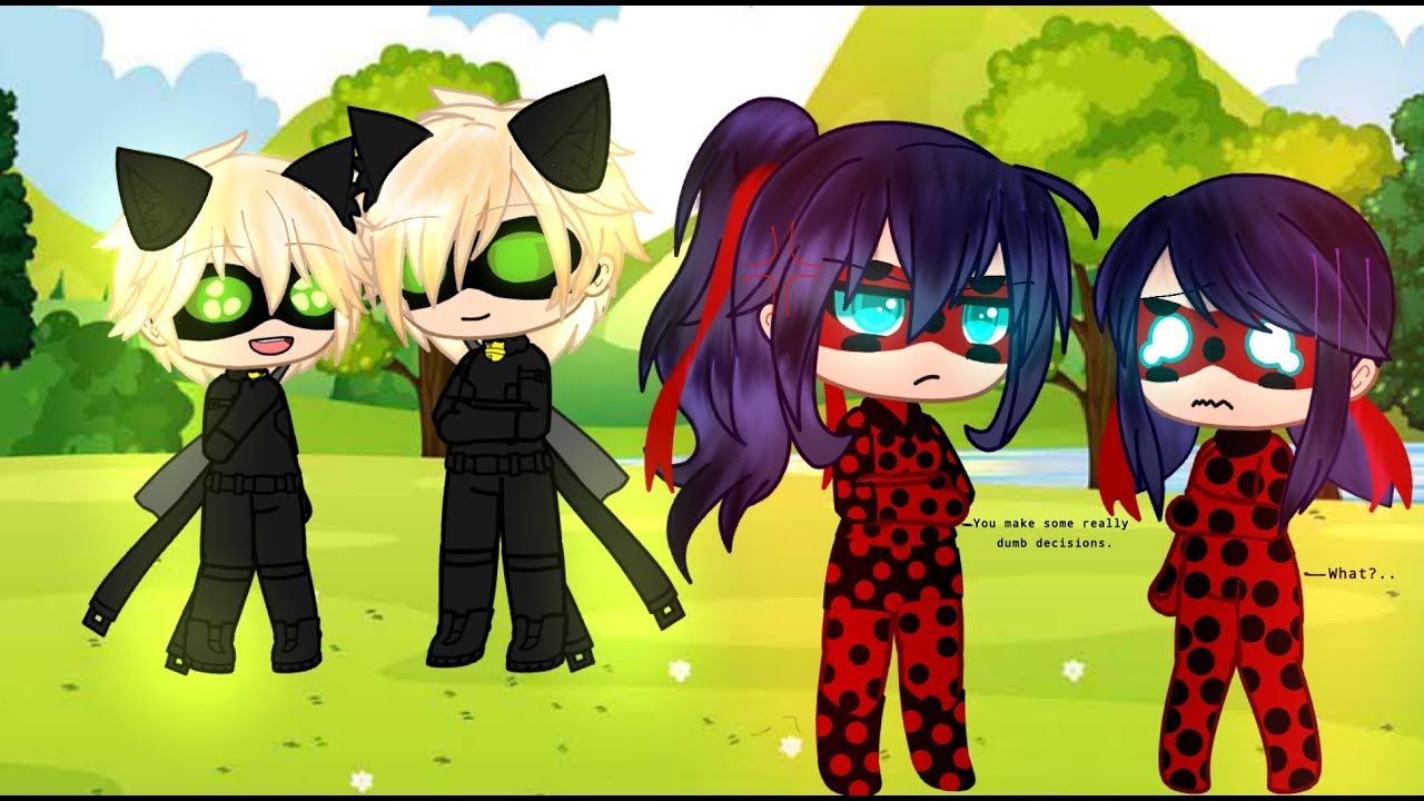 Chat Noir and Ladybug meeting their future selves trend but different ...
